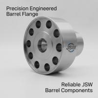 Quality Injection Molding 32mm Screw And Barrel JSW Heavy Barrel Flange Head HRC 30 - 32 for sale