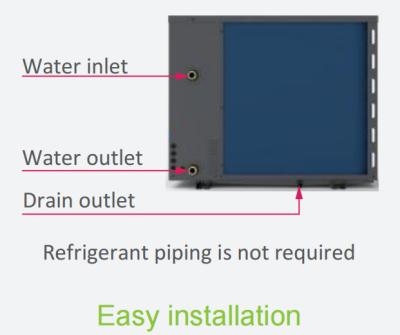 China R32 Mini-refrigerador com inversor de corrente contínua de 10 a 18 kW Capacidade de arrefecimento e aquecimento à venda