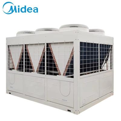 China Air Cooled Screw Chiller Midea AirBoost Variable-Speed 400-1,450 kW AHRI 551 591 T3-Rated Air-Cooled Screw Chiller for Extreme Climates -25 °C to 52 °C Operation for sale