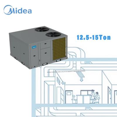 China Heavy-Duty Scroll Compressor Heat Pump RTU 7.5–30 Ton Cooling Heating Capacity Built to Endure: Commercial-Grade Rooftop Climate Control for Demanding Applications for sale