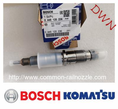 Cina Iniettore comune diesel Assy For KOMATSU QSB6 SAA6D107E-1B della ferrovia di BOSCH 0445120236 in vendita