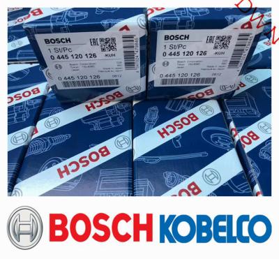 Cina Iniettore comune 0445120126 del motore del combustibile diesel della ferrovia di BOSCH per il motore dell'escavatore SK130-8 D04FR di KOBELCO in vendita