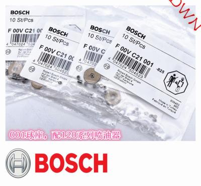 China Van de het spoorinjecteur van BOSCH de gemeenschappelijke van de het staalbal zetel F00VC21001 voor boschinjecteur 120 reeks/F00VC21002 voor injecteur 110 reeksen Te koop