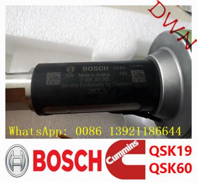 Cina Iniettore comune 2882079 del motore del combustibile diesel della ferrovia di BOSCH 2867149   F00BJ00005 per il motore di Cummins QSK19 QSK60 in vendita