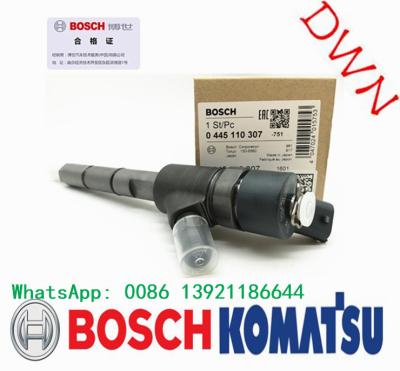 Cina Iniettore comune Bosch 0445110307 KOMATSU della ferrovia dell'escavatore PC70 PC128 PC130 6271-11-3100 in vendita