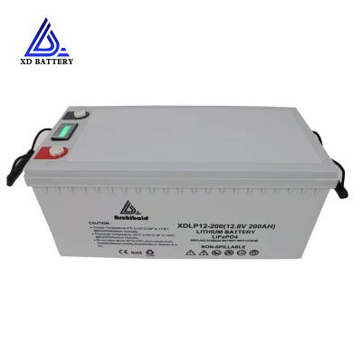 China Vrij Onderhouds12v 100ah Lithium Ion Deep Cycle Battery 200ah 300ah voor rv Te koop