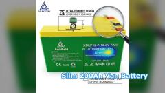 Slim 200Ah LiFePO4 Battery for Camper Van Conversions