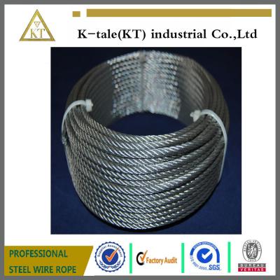 China 1.2mm Stainless Steel Wire Rope 7x7 in spools for sale