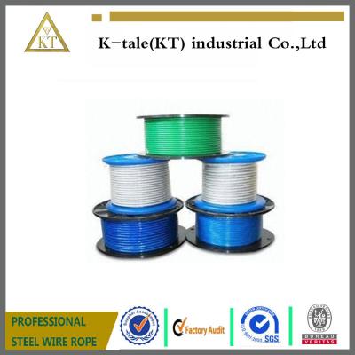 China made in China ss304 plastic coated steel wire rope0.8mm-28mm for sale
