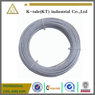 China High quality 1x19 steel wire ropes/steel wire cable/steel strand for sale