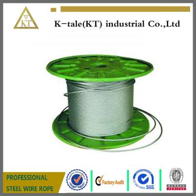 China 7x19-10mm soft ZINC steel wire rope manufacturer with certificate/ 7x19 wire rope with metal hardware for sale