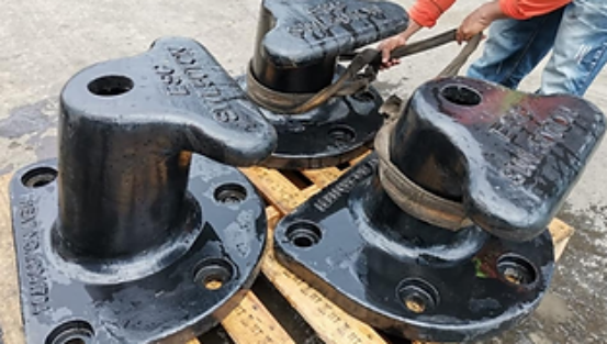 T-Head Mooring Bollard Heavy Duty Double Head Cast Steel/Cast Iron ...