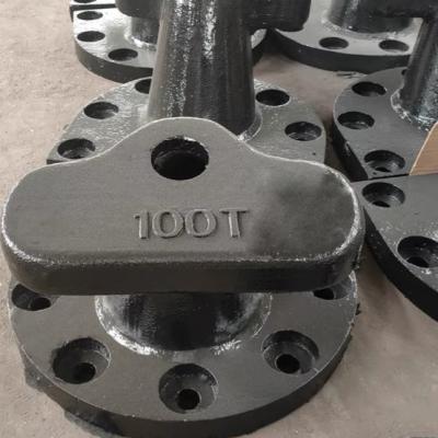 China 100T T Type Gietijzer HT200 Kruisbolder Paalbolder Gepolijst Scheepsdokken Te koop