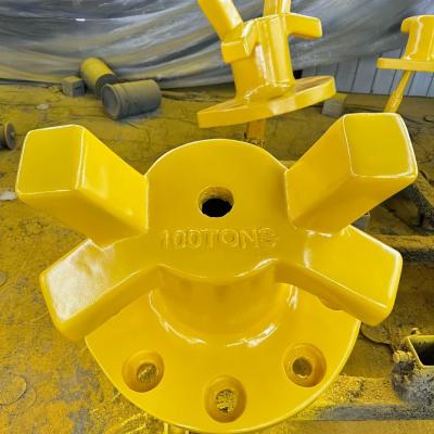 Китай 100Т рогатый Тип литого железа Корабельные опоры Охраняющие опоры корабля продается
