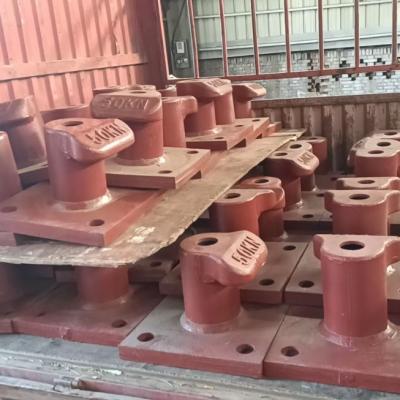 China 50KN Gietijzeren Bootsbolder Scheepsbolder T-type Gegalvaniseerd Marine Boot Schip Kust Te koop