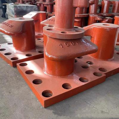 China 1500KN T-type gietijzer HT200 Bollarden in scheepsboten Bollarden gepolijst dok mooring Te koop