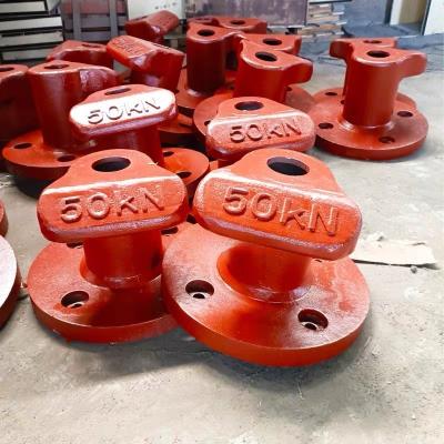 China 50KN T Head Cast Iron Stainless Steel Boat Bollards Port Bollard Galvanized For Boats for sale