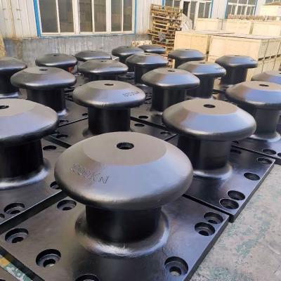 Cina 1000KN ghisa HT200 Boat Bollards Single Bitt Bollard Galvanizzato Dock Mooring in vendita