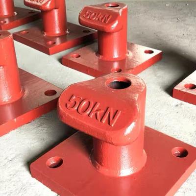 Китай 50KN Болотная палуба боллард Яхта боллард оцинкованная защита причалов продается