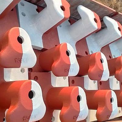 China 450KN T-kop Gietstaal ZG230-450 Dokbolders Jacht Bolders Gepolijst Scheepsafmeren Te koop