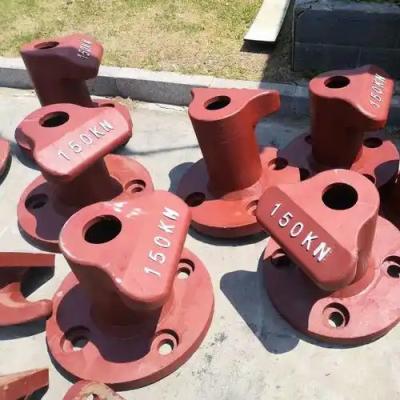 中国 150KN T ヘッド 鋳型鋼 ボート デック ボーラーズ ヨット ボーラーズ 磨いた 船のドッキング 販売のため