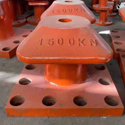 중국 1000KN 주사철 T 헤드 Jetty Bollards Pier Bollards galvanized mooring 보호 판매용
