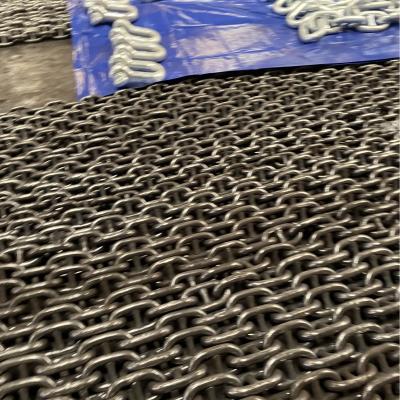 중국 28mm 스프레이 페인트 고강성 합금 강철 스터드 링크 앵커 체인 선박 앵커 체인 판매용