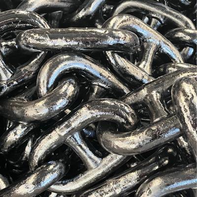 중국 36mm 높이 - 강도 합금 강철 스프레이 페인트 요트 앵커 체인 스터드 링크 앵커 체인 판매용