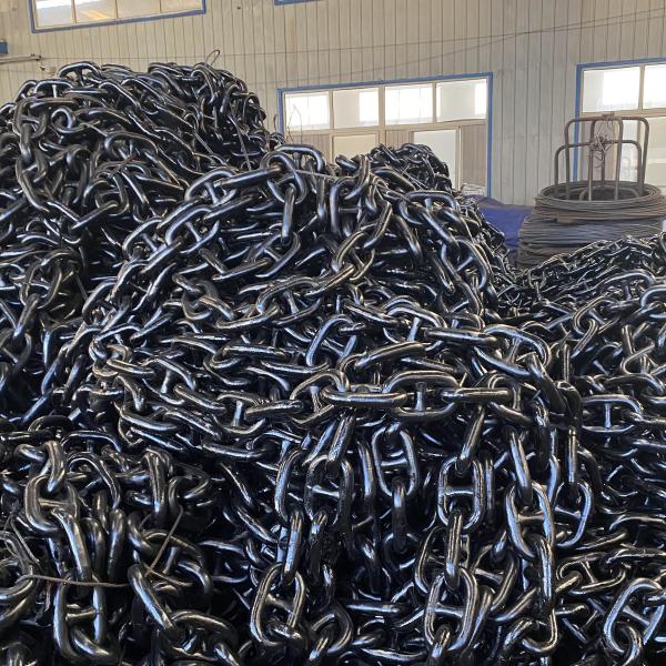 Quality 32mm High Strength Alloy Steel Spray Paint Anchor Chain Stud Yacht for sale