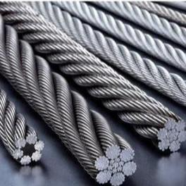 China 10mm 6*19 steel core Alloy Triple-strand twisted steel wire rope Marine mooring wire rope for sale