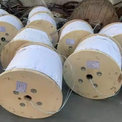 China 8mm 6*19 Alloy Double-strand twisted steel core steel wire rope Marine mooring wire rope for sale