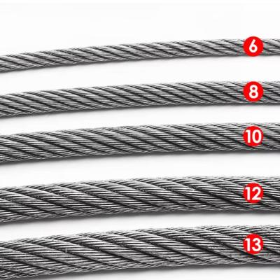 Cina 12 mm corda galvanizzante di filo di acciaio ad alto tenore di carbonio in vendita