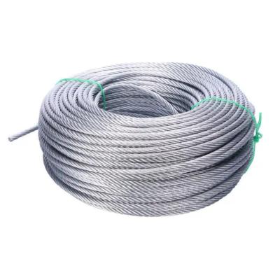 Cina Sling di cavo ad alto tenore di carbonio 8 mm Trattamento di galvanizzazione Core di acciaio per gru di ponte marine in vendita