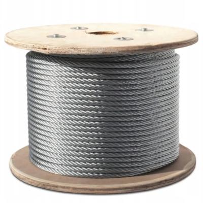 Cina Corpo di acciaio di 16 mm Galvanizzante Alto tenore di carbonio Tripli fili di filo di acciaio contorto Corda di filo di acciaio marina in vendita