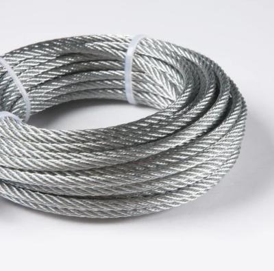 Cina Fionda in fune d'acciaio ad alta resistenza zincata con anima in fibra da 16 mm per gru da ponte marittime in vendita