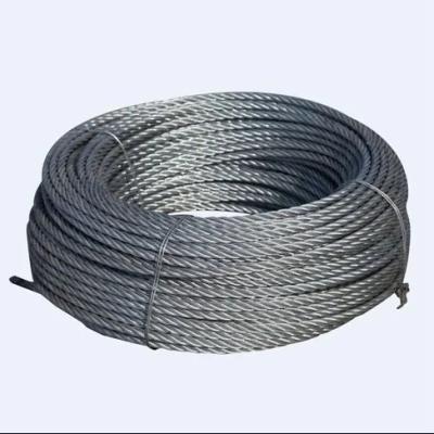 Cina Fune in fune d'acciaio zincata da 18 mm 6x19 con anima in acciaio per gru da ponte marittime in vendita