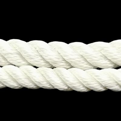 China 3 Strand Nylon Polyester PP Multifilament Marine Rope For Mooring Customizable Length for sale
