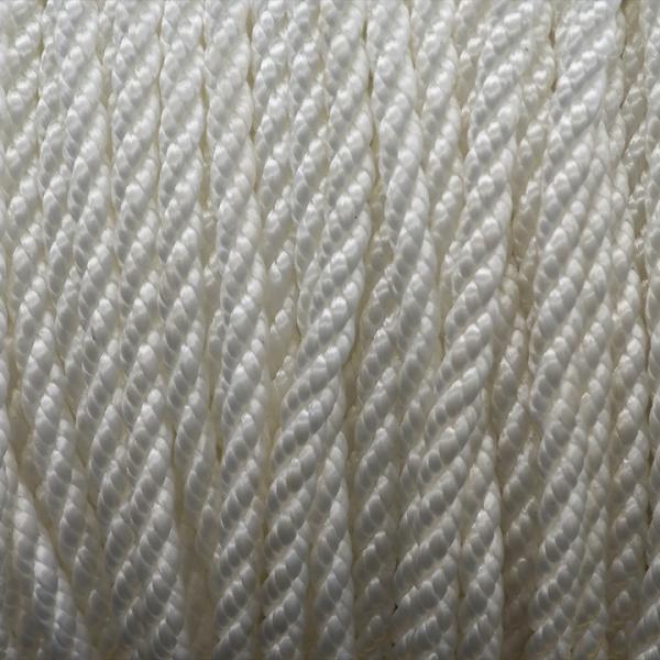 Quality 3 Strand Nylon Polyester PP Multifilament Marine Rope For Mooring Customizable for sale