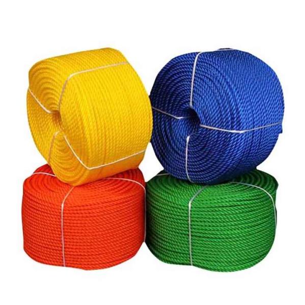 Quality 3 Strand Twisted Polypropylene Multifilament Colorful Rope PP Rope For Boat for sale
