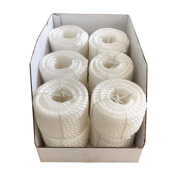 Quality 3 Strand Twisted Polypropylene Multifilament Colorful Rope PP Rope For Boat for sale