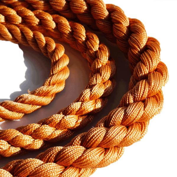Quality PP 3 Strands Twisted Rope Polyester Tire Line Fishing Wire Packing Rope With for sale