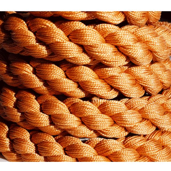 Quality PP 3 Strands Twisted Rope Polyester Tire Line Fishing Wire Packing Rope With for sale