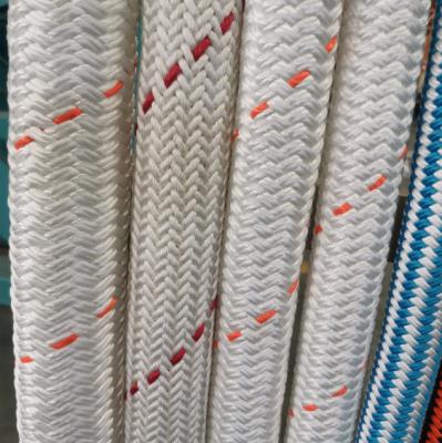 Cina Cima in UHMWPE a 8 trefoli a doppia treccia HMPE per ormeggio navale, traino portuale, sistema di ormeggio super in vendita