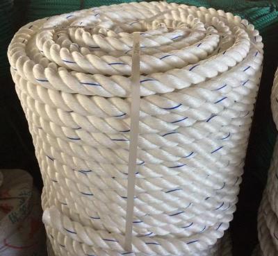 Cina Corda di ancoraggio per navi galleggianti di alta qualità 3 fili tortuosi 4mm-64mm Poliestere Polipropilene PP Nylon Corda marina in vendita