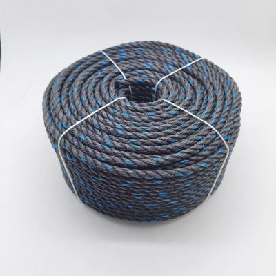 Cina Corda di ancoraggio per navi galleggianti di alta qualità 3 fili tortuosi 4mm-64mm Poliestere Polipropilene PP Nylon Corda marina in vendita