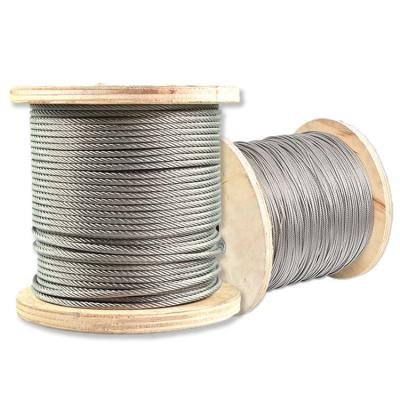 Cina Cavo marino in filo di acciaio zincato da 20 mm, fune metallica in acciaio 6*19 con buona qualità in vendita