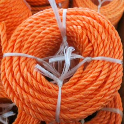 Cina Cima in polipropilene ritorta a 4 trefoli, 100m 200m, lunghezza personalizzata, cima di ormeggio in polipropilene in vendita