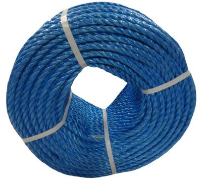 China High Strength Polypropylene 3 Strand Twisted PE Twine Nylon Marine Rope PP Rope for sale