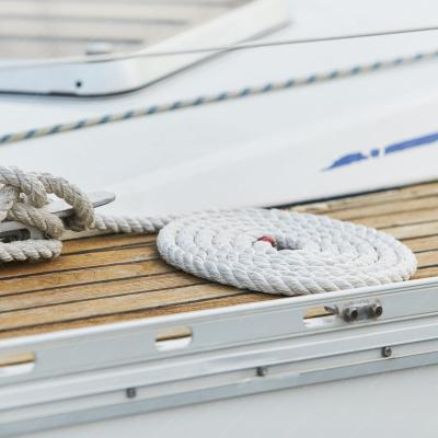 China High Strength Polypropylene 3 Strand Twisted PE Twine Nylon Marine Rope PP Rope for sale