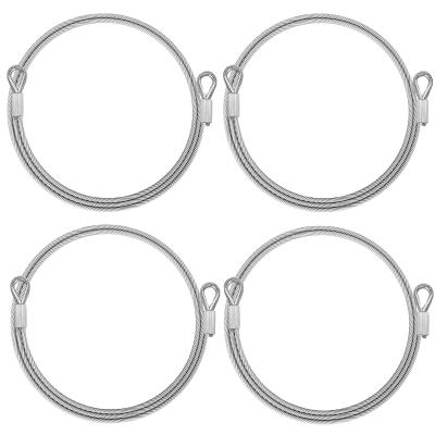 Китай Канат стальной грузоподъемный строп Galv 12 мм 3 тонны 4т из нержавеющей стали Ss316l 14 мм, не вращающийся, 7x7, с коушами и зажимами продается